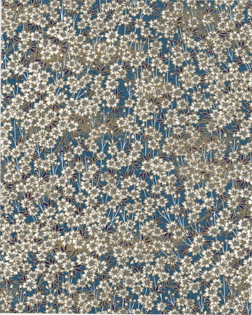 Blue Chiyogami/Washi Paper #05 - Exultation Arts, the Artwork of ...